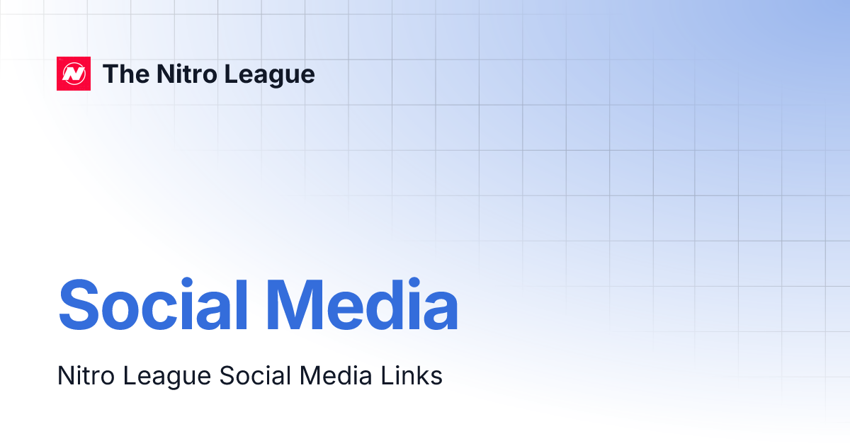 Social Media | The Nitro League